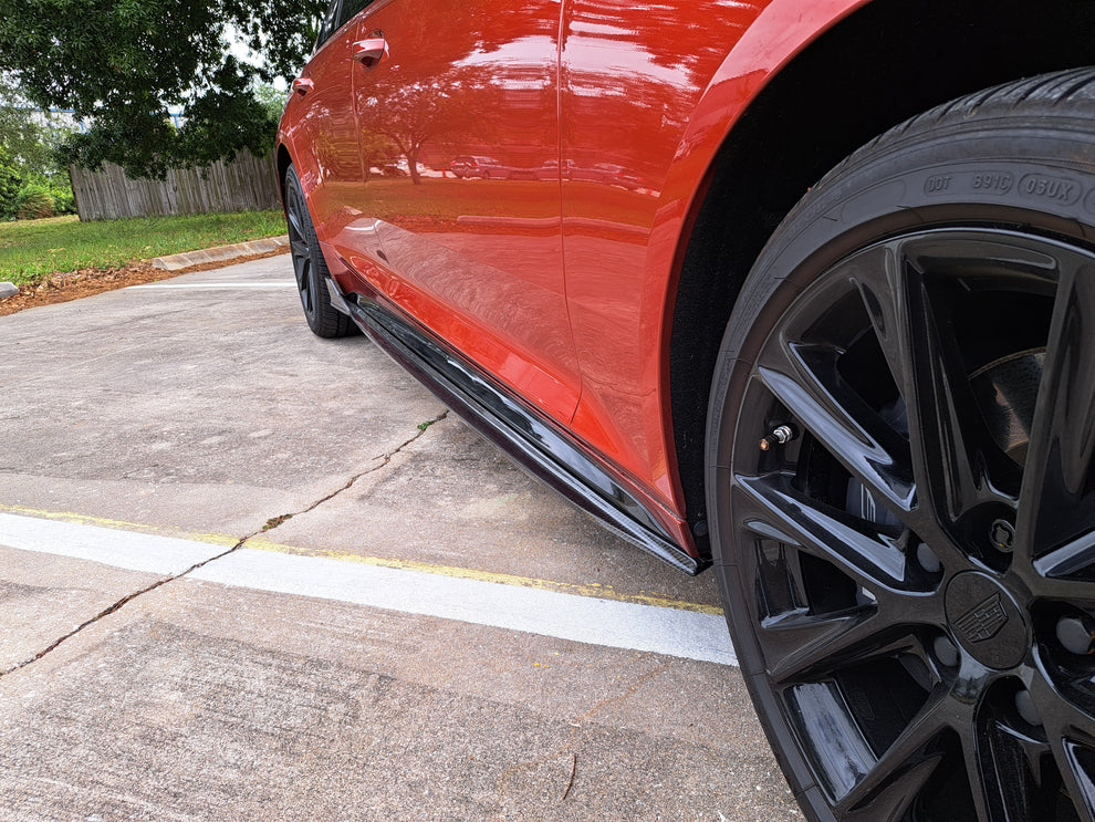 Cadillac CT5-V Genuine Carbon Fiber Side Splitters – Savage Cadillac