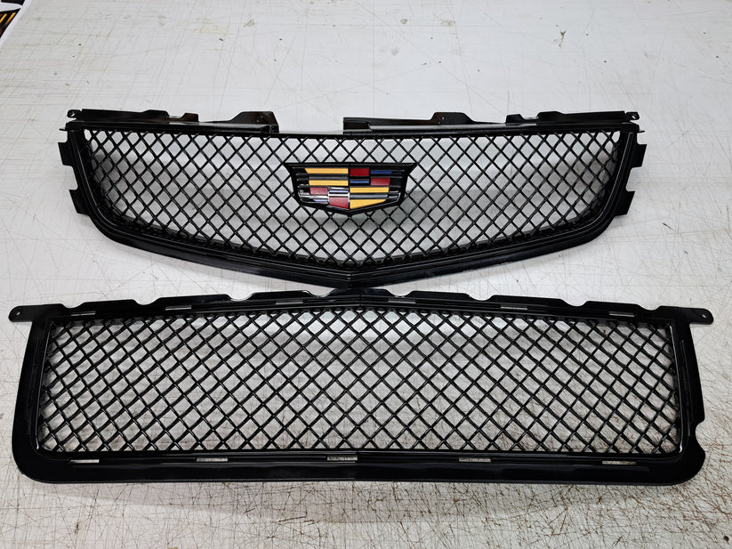 Cadillac 2008-2015 CTS-V Gloss Black Upper and Lower Grilles – Savage ...