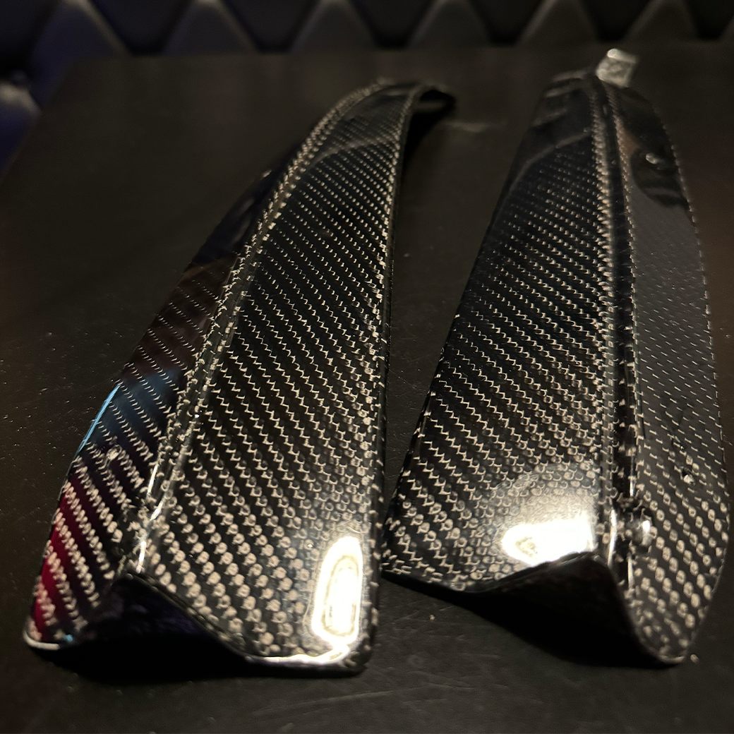 CT4-V Blackwing Front Wheel Deflectors in Genuine Carbon Fiber or Glos ...
