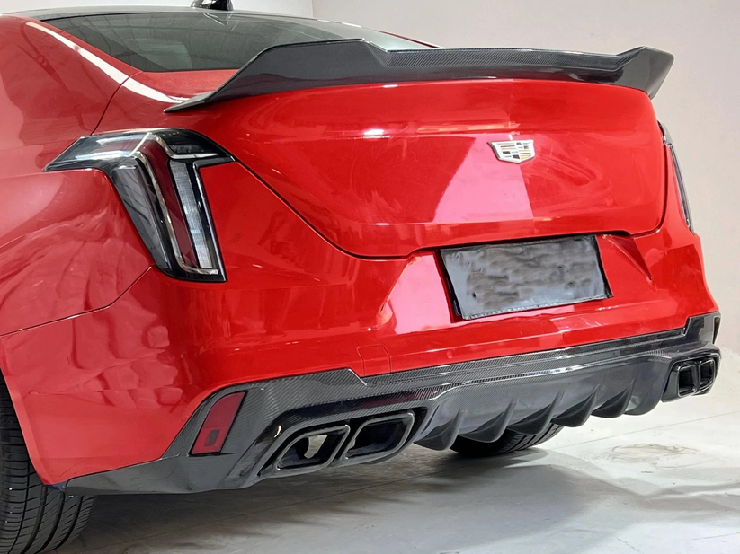 Cadillac CT4-V "Blackwing" Style Rear Spoiler in Gloss Black or Genuin ...