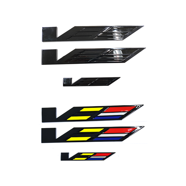 Escalade Gloss Black "V-Series" Logo Badge Kit – Savage Cadillac