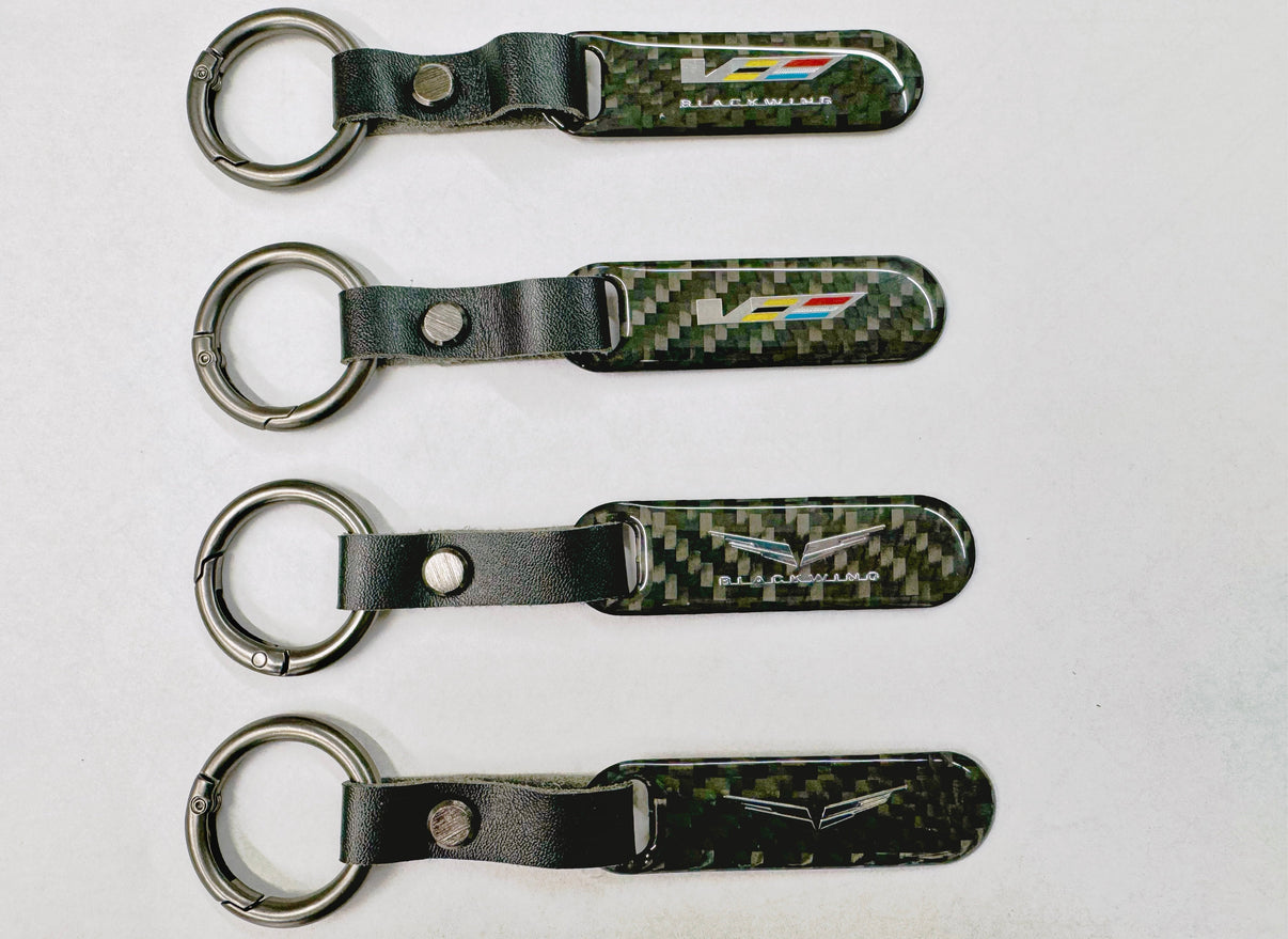 V-Series & Blackwing Genuine Carbon Fiber Key Chains – Savage Cadillac